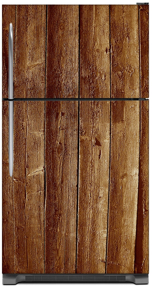 Magnetic Weathered Wood Refrigerator Cover Skin - Etsy