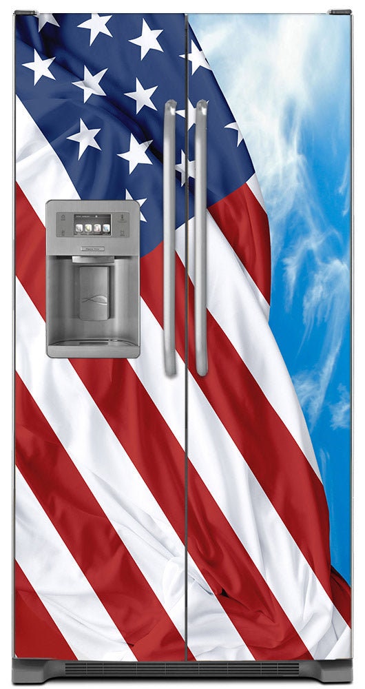 Magnetic USA Flag Refrigerator Cover Skin - Etsy
