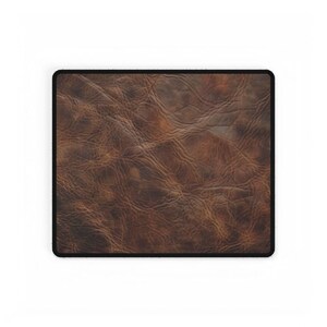 Leather Desk Mat | Leather Effect Print Computer Desk Mat and Mouse Mat ...