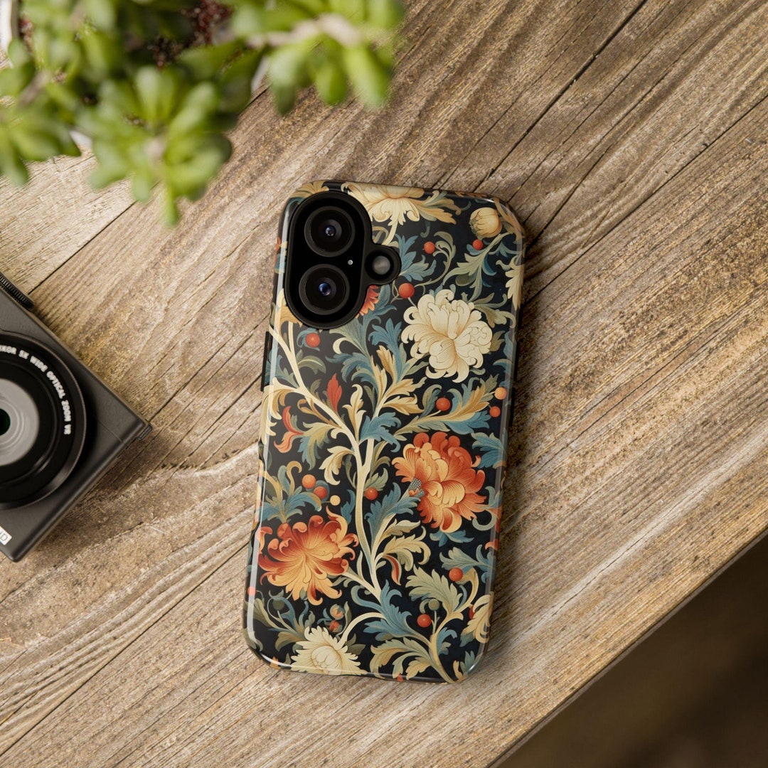 Cottagecore Phone Case | Adorable William Morris Inspired Floral ...