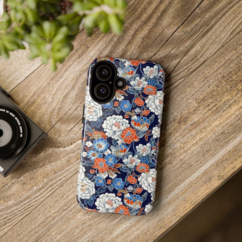 Asian Phone Case | Stylish Japanese Chiyogami Flowers Decorative ...