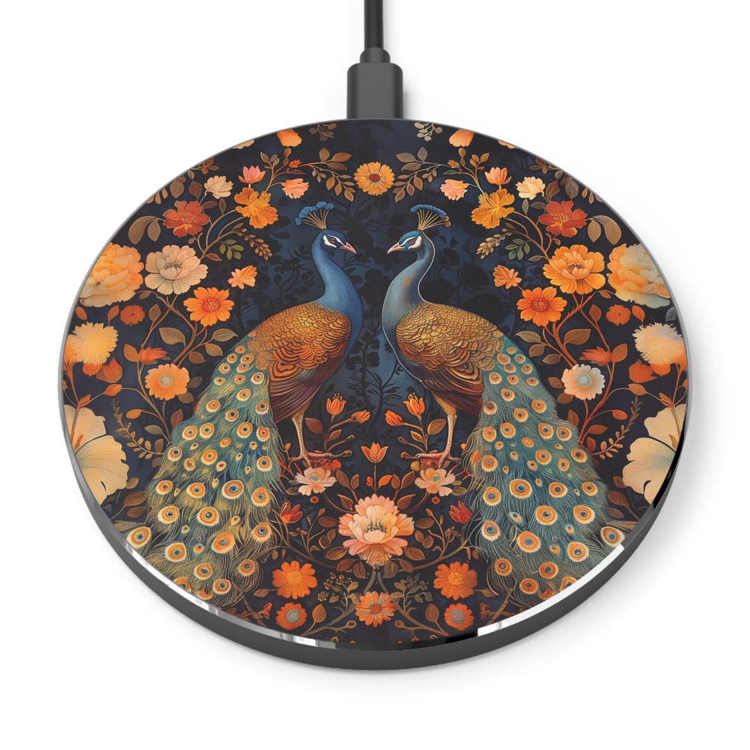Cottagecore Magnetic Induction Charger | Enchanting William Morris ...