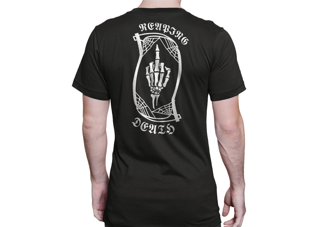 Reaping Death Grim Reaper Men's Curved Hem T-shirt - Etsy