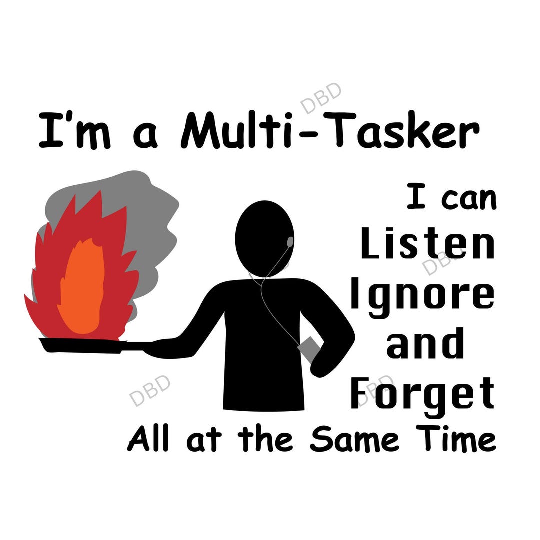 Multitasker Sarcastic Quote SVG PNG: Funny Sassy Design (digital ...