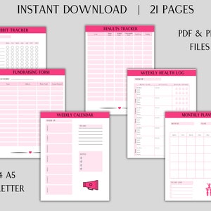 Printable Cheer Planner: Squad Schedule, Team Tracker (PDF & PNG) - Etsy