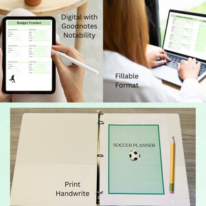 Printable Soccer Planner, Fillable PDF, Sports Calendar, Boys Girls ...