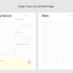 Printable Office Task Planner Bundle, Office Organizer, Fillable PDF ...