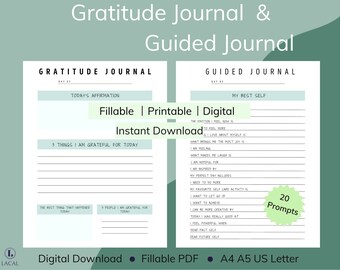 Daily Wellness Journal A5 Printable Journal Wellness - Etsy