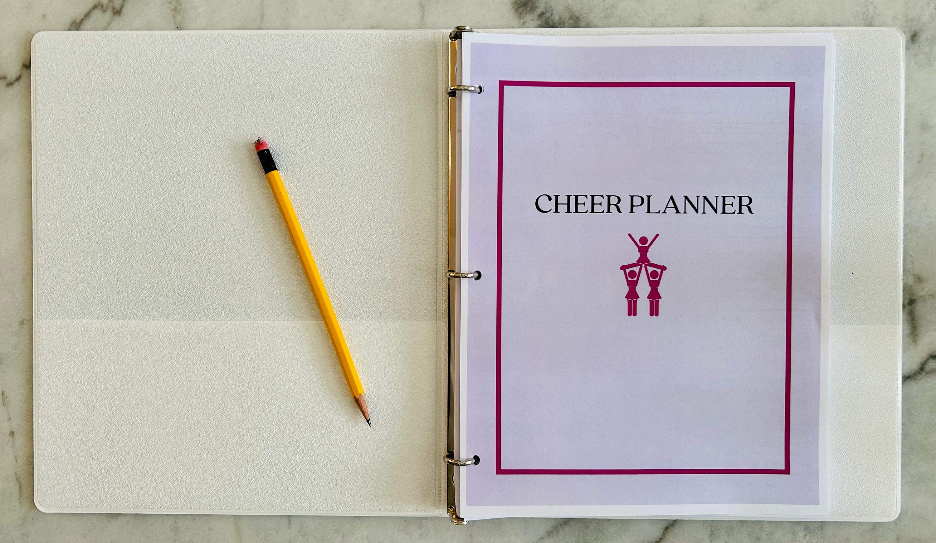 Printable Cheer Planner Fillable PDF Cheer Planner Cheer - Etsy UK