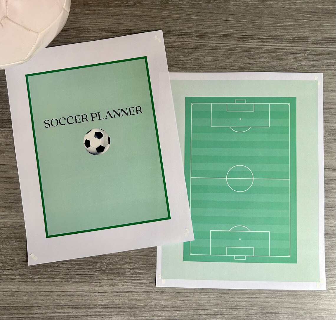 Printable Soccer Planner, Fillable PDF, Sports Calendar, Boys Girls ...