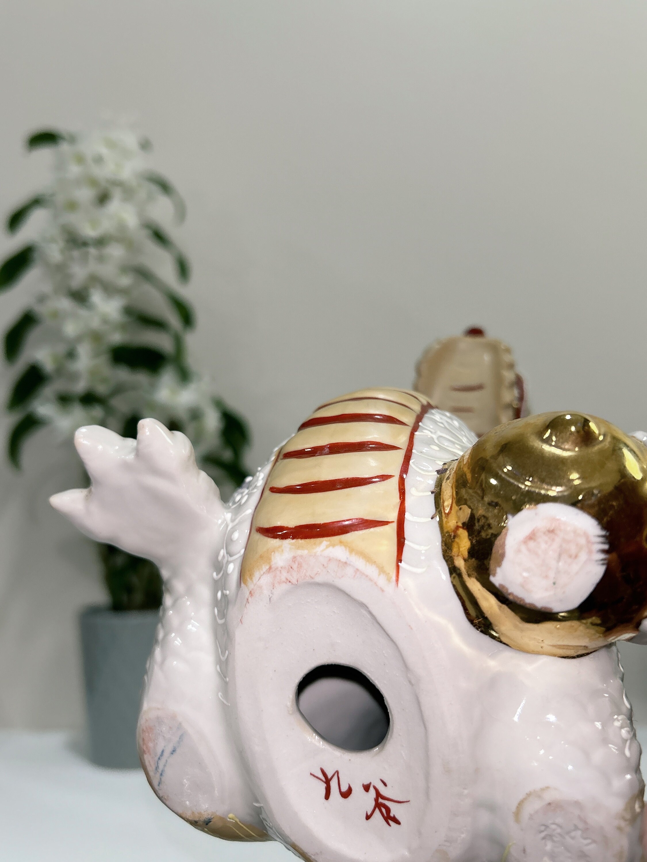 Japanese Ceramic Kutani Dragon ** Rare ** - Etsy