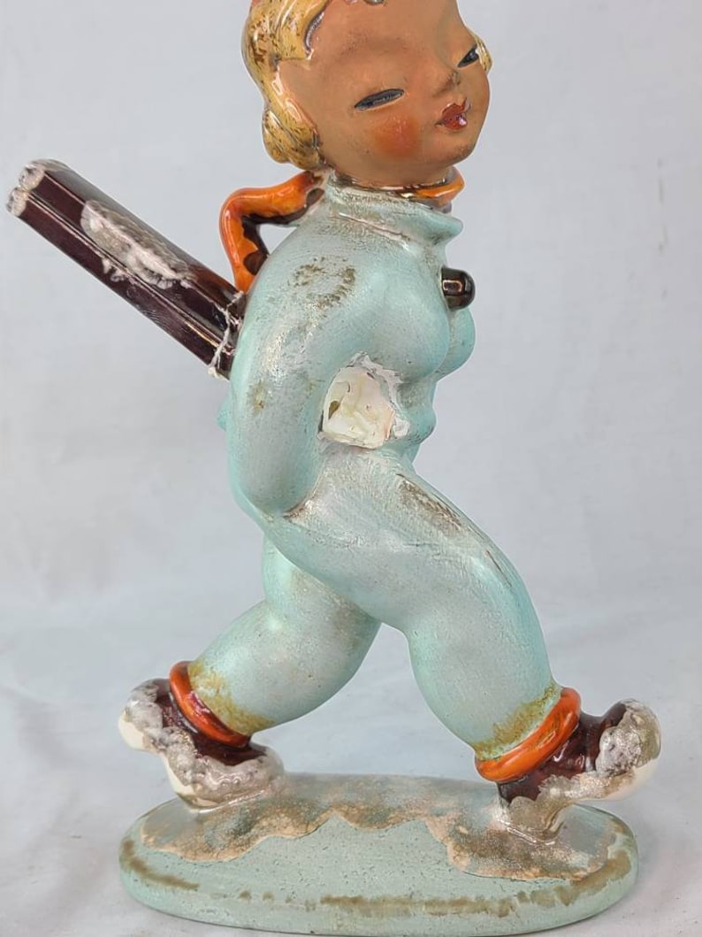 Art Deco Figurine Skier Made in Japan PORCELAIN SKIER FIGURINE - Etsy