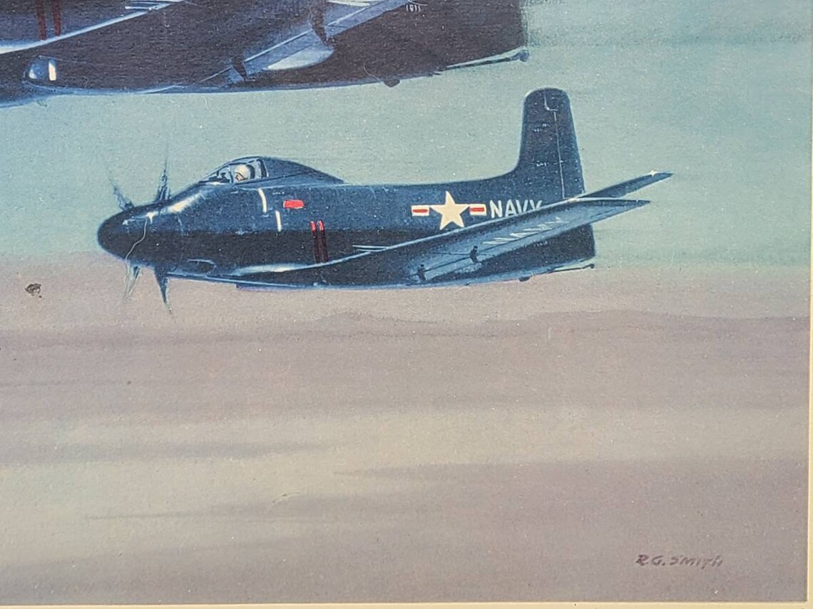 A2D Skyshark Section by R.G. Smith NAVY ART - Etsy