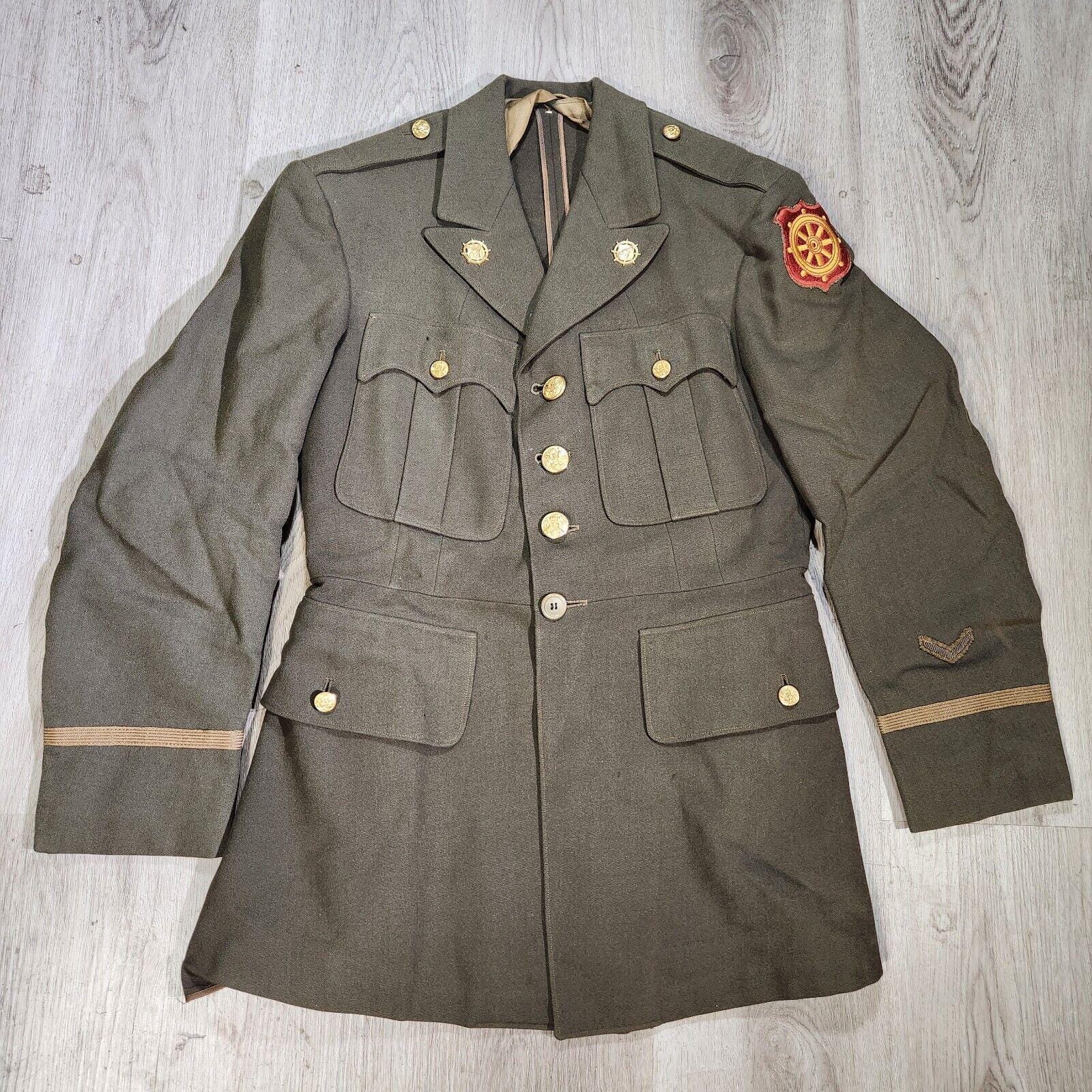 1942 WWII US Army Officer Uniform Jacket Coat - Etsy