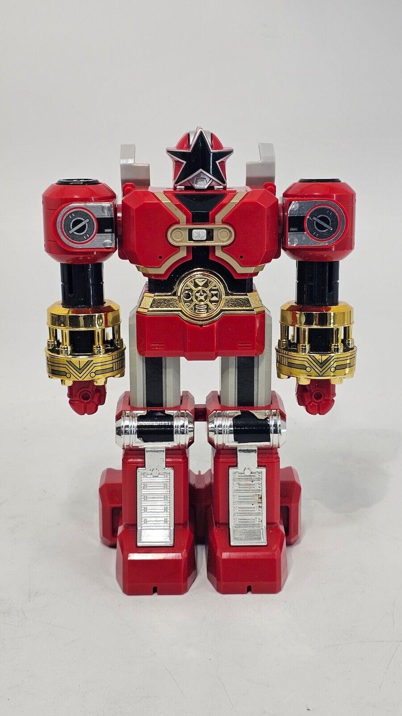 Bandai Power Rangers Zeo Deluxe Red Zeo Battlezord - Etsy