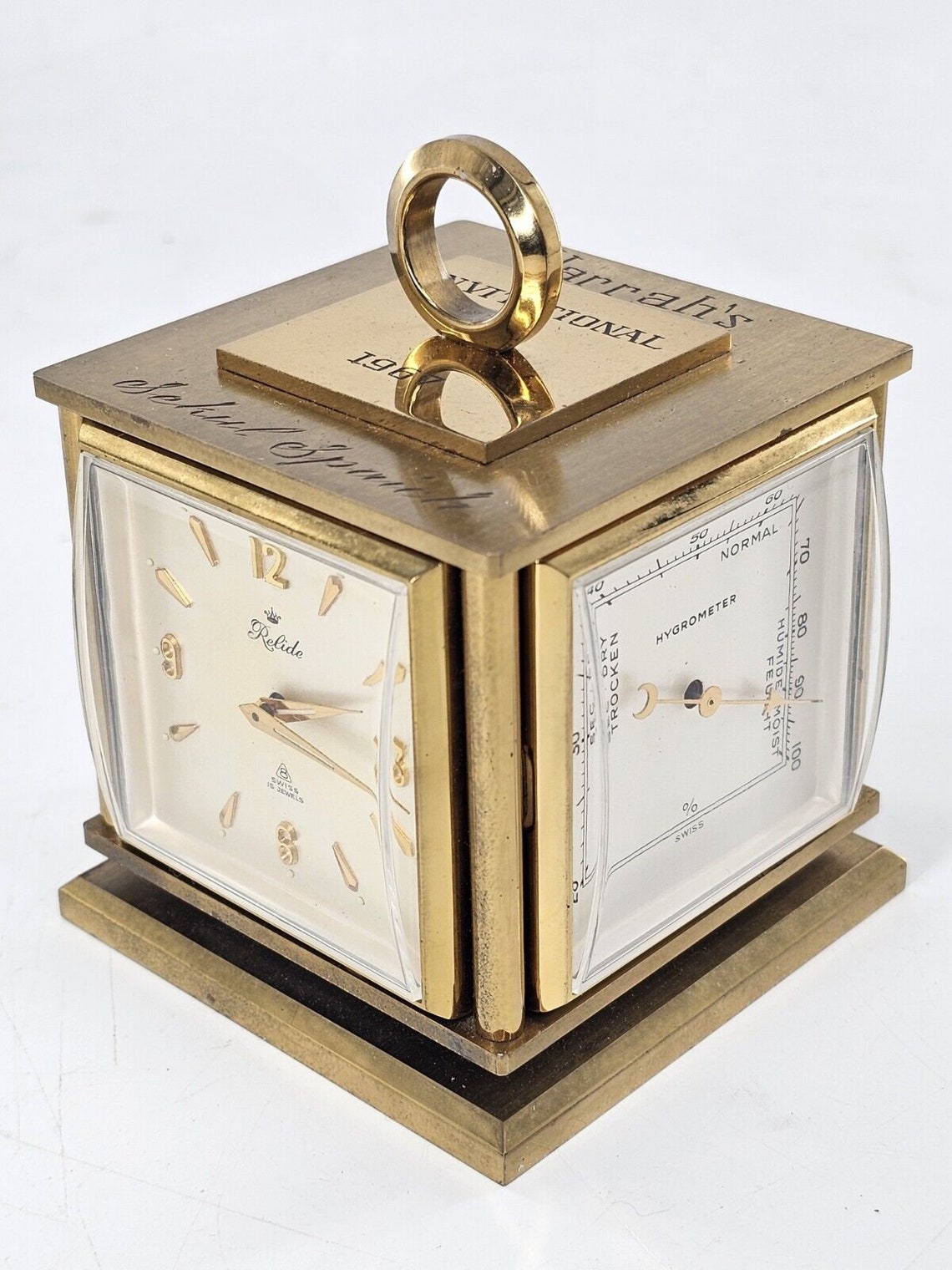 Rotating Relide Swiss Working Clock Multi Weather Station - Etsy