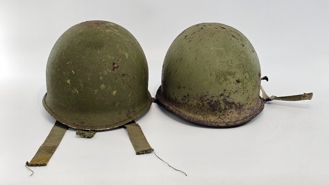 Lot of 2 Vietnam War US M1 Ground Troop Helmet - Etsy