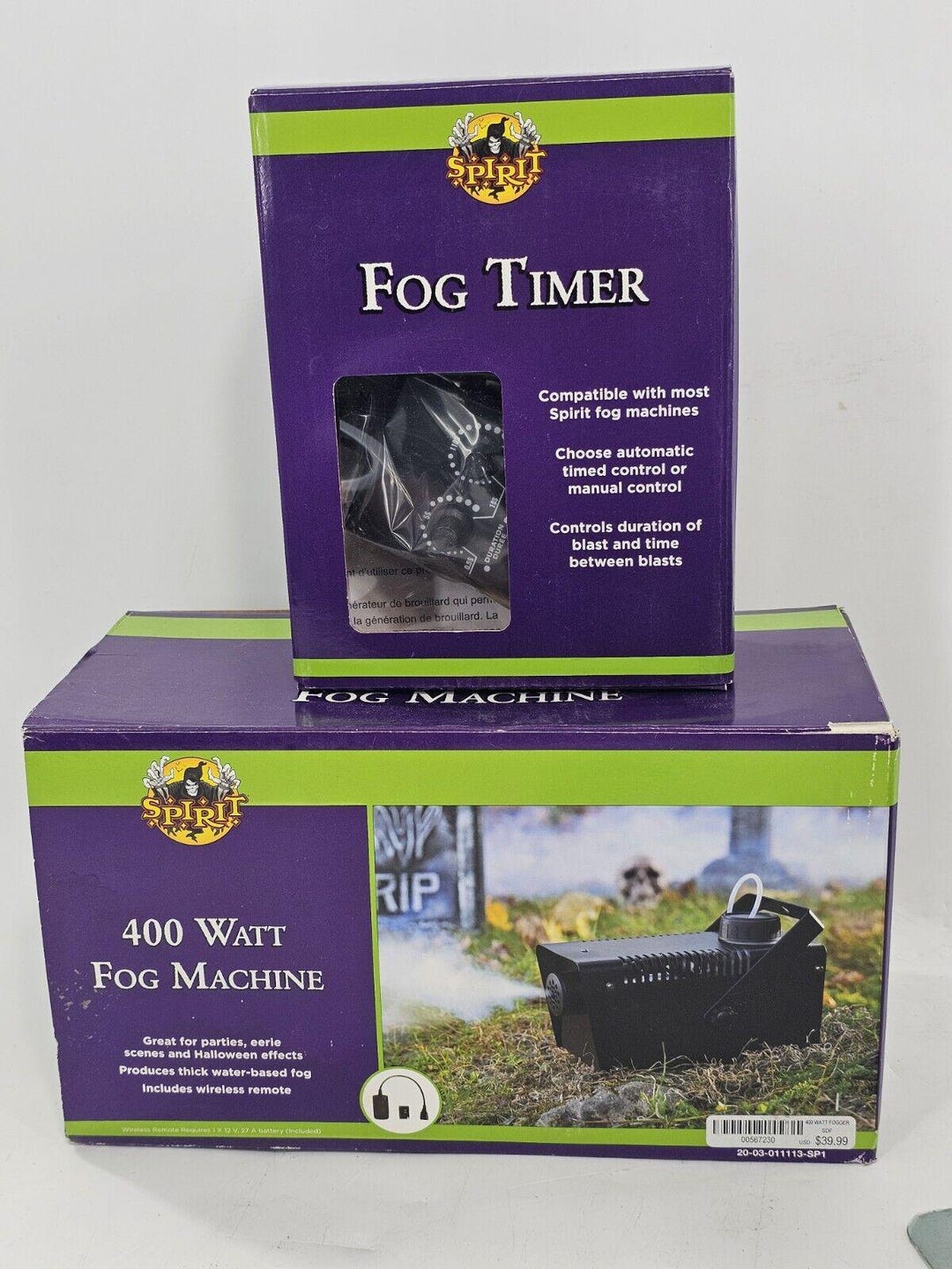 New Spirit Halloween Fog Timer + Fog Machine - Etsy