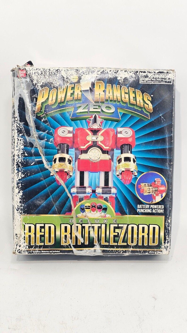 Bandai Power Rangers Zeo Deluxe Red Zeo Battlezord - Etsy