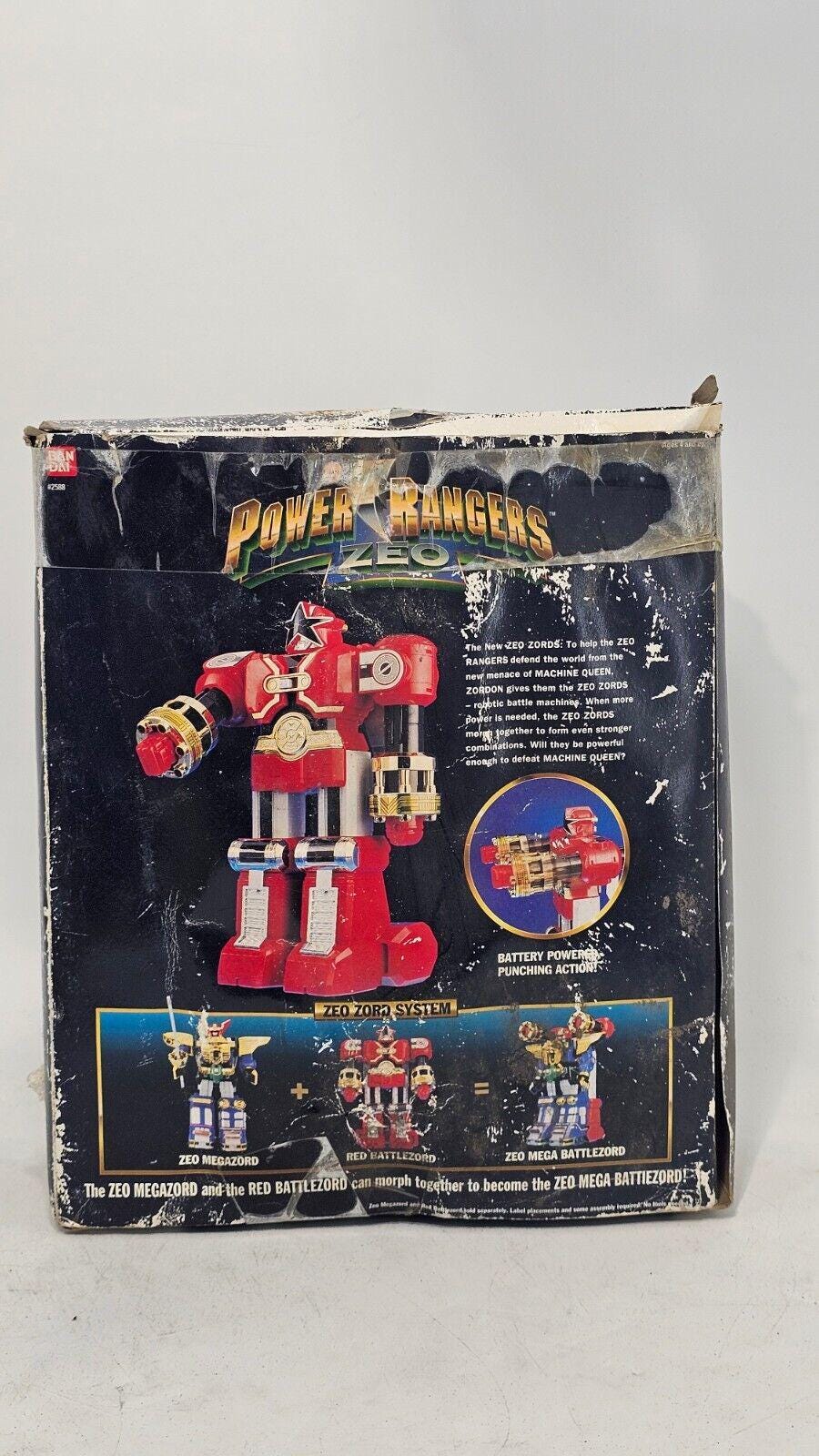 Bandai Power Rangers Zeo Deluxe Red Zeo Battlezord - Etsy