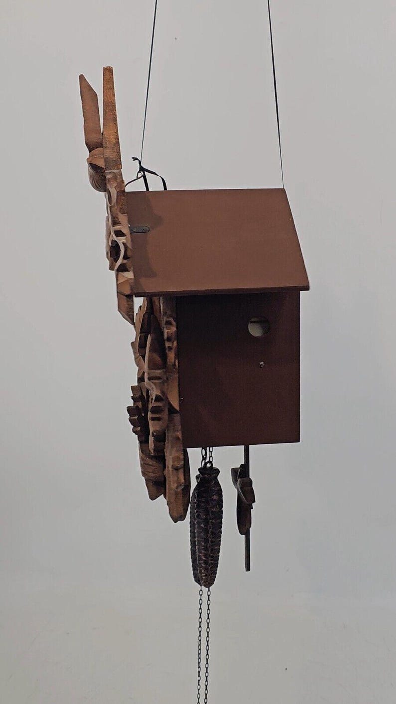 Antique West German MUSICAL Black Forest Regula Cuckoo Clock Repair ...