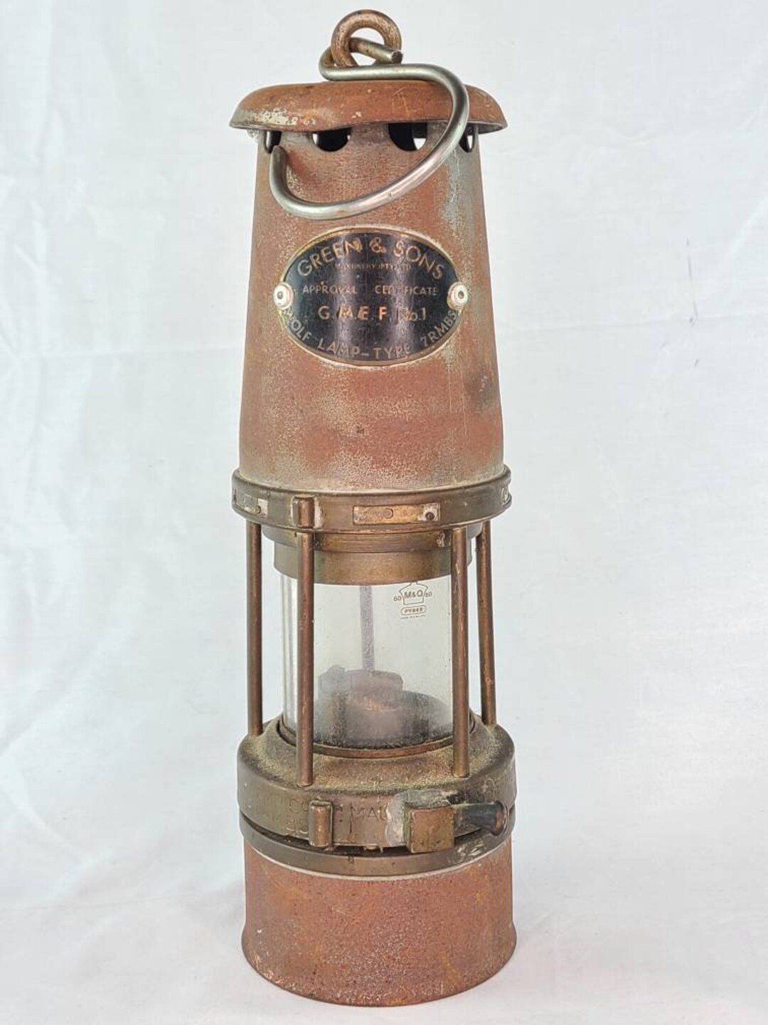 Green & Sons Wolf Lamp 7RMBS - Mining Lamp - Etsy