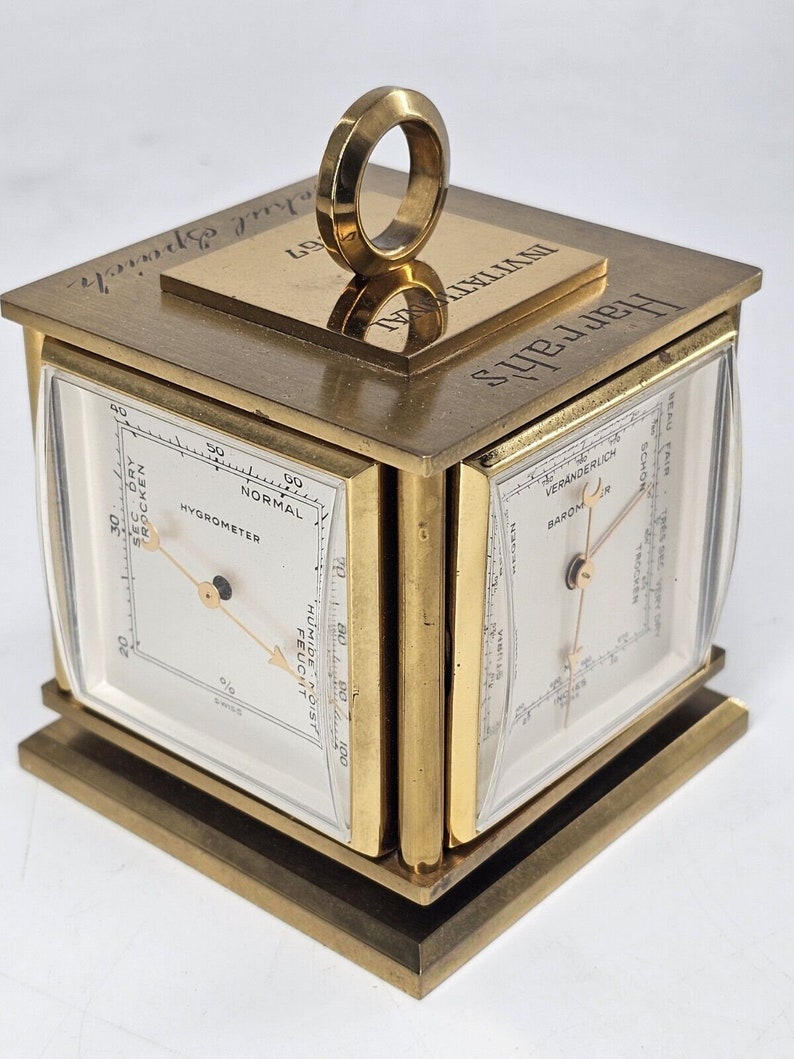 Rotating Relide Swiss Working Clock Multi Weather Station - Etsy