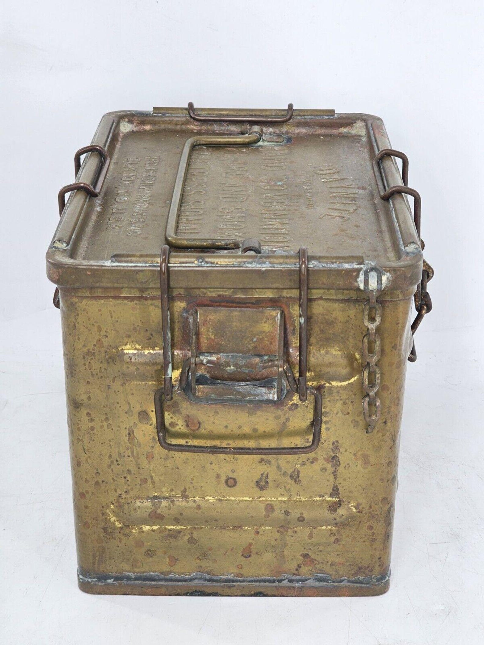 Vintage Military Flare and Smoke Distress Signal Box Mfd Aerial ...
