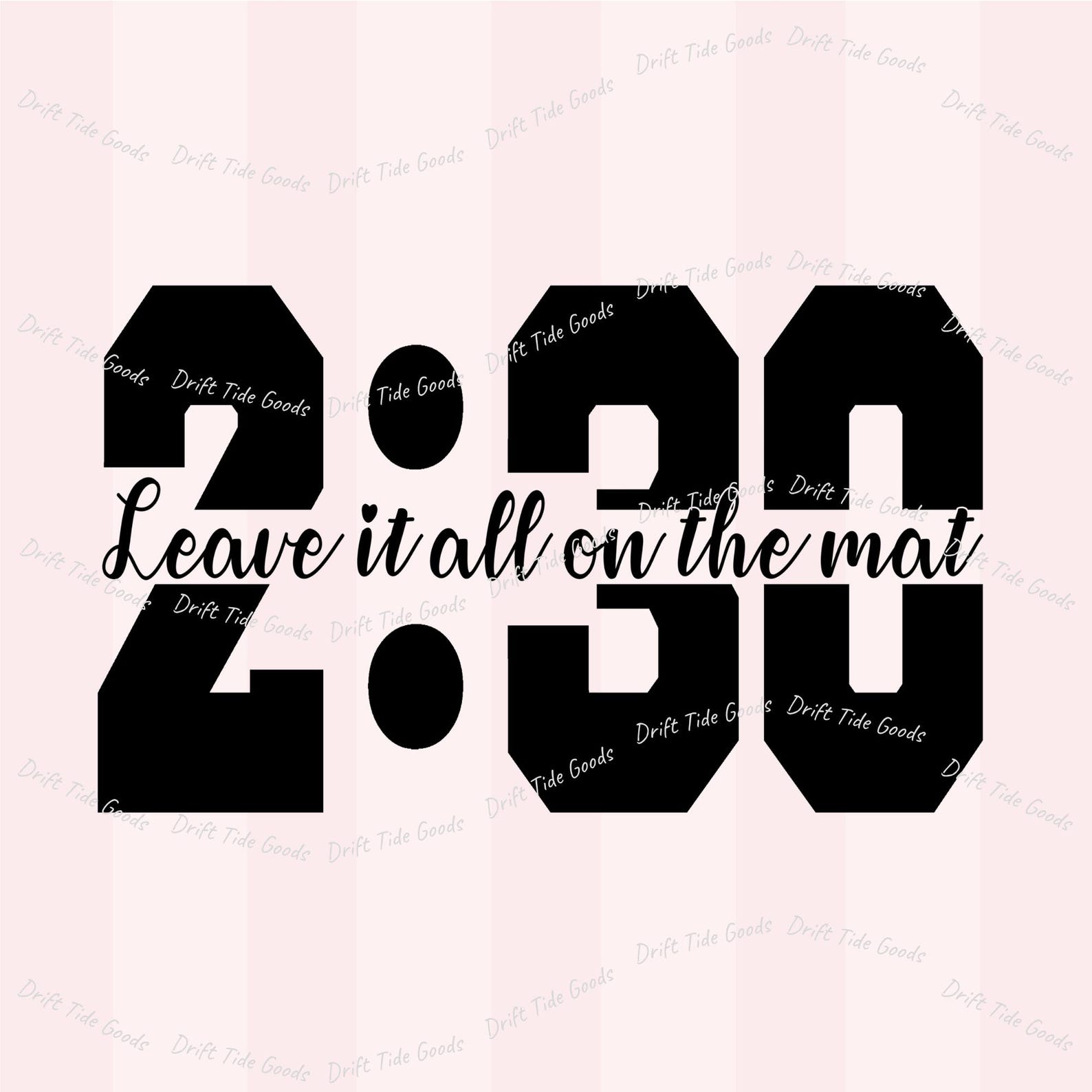 2:30 Leave It All on the Mat SVG PNG | Varsity Cheerleader Cut File ...