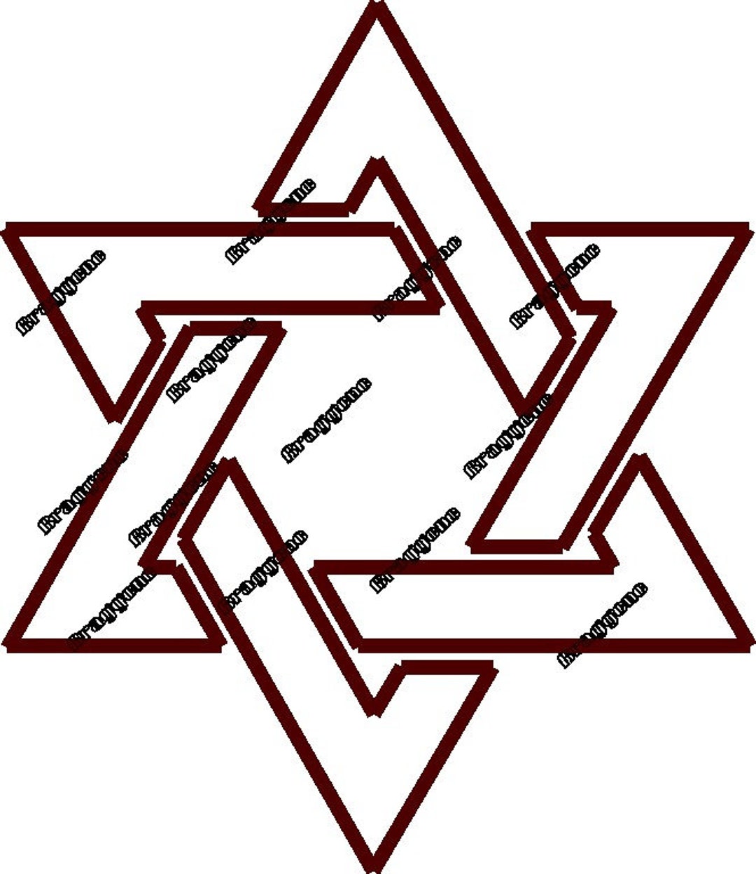 Star of David DXF - Etsy