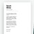 Minimalist, Modern Cover Letter Application Template, MS Word, Editable ...