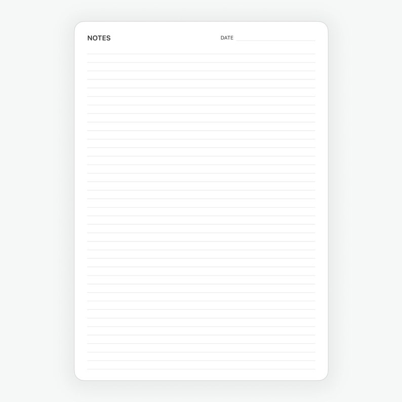 Everyday Printable Writing Paper, A4 & A5 Instant Download - Etsy