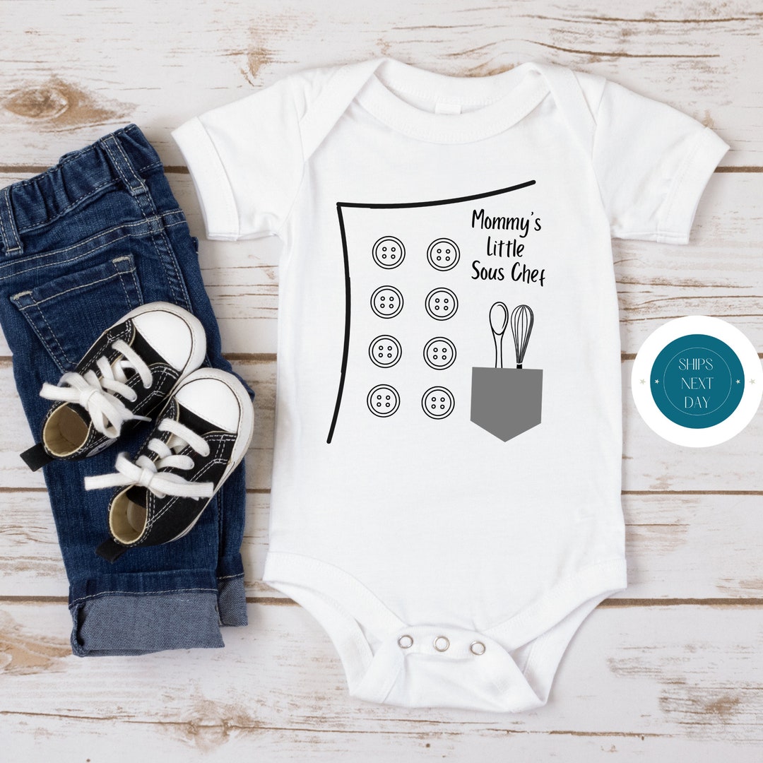 Mommys Sous Chef Baby Onesie® | Custom Kids Tshirt | Cute Baby Onesie ...