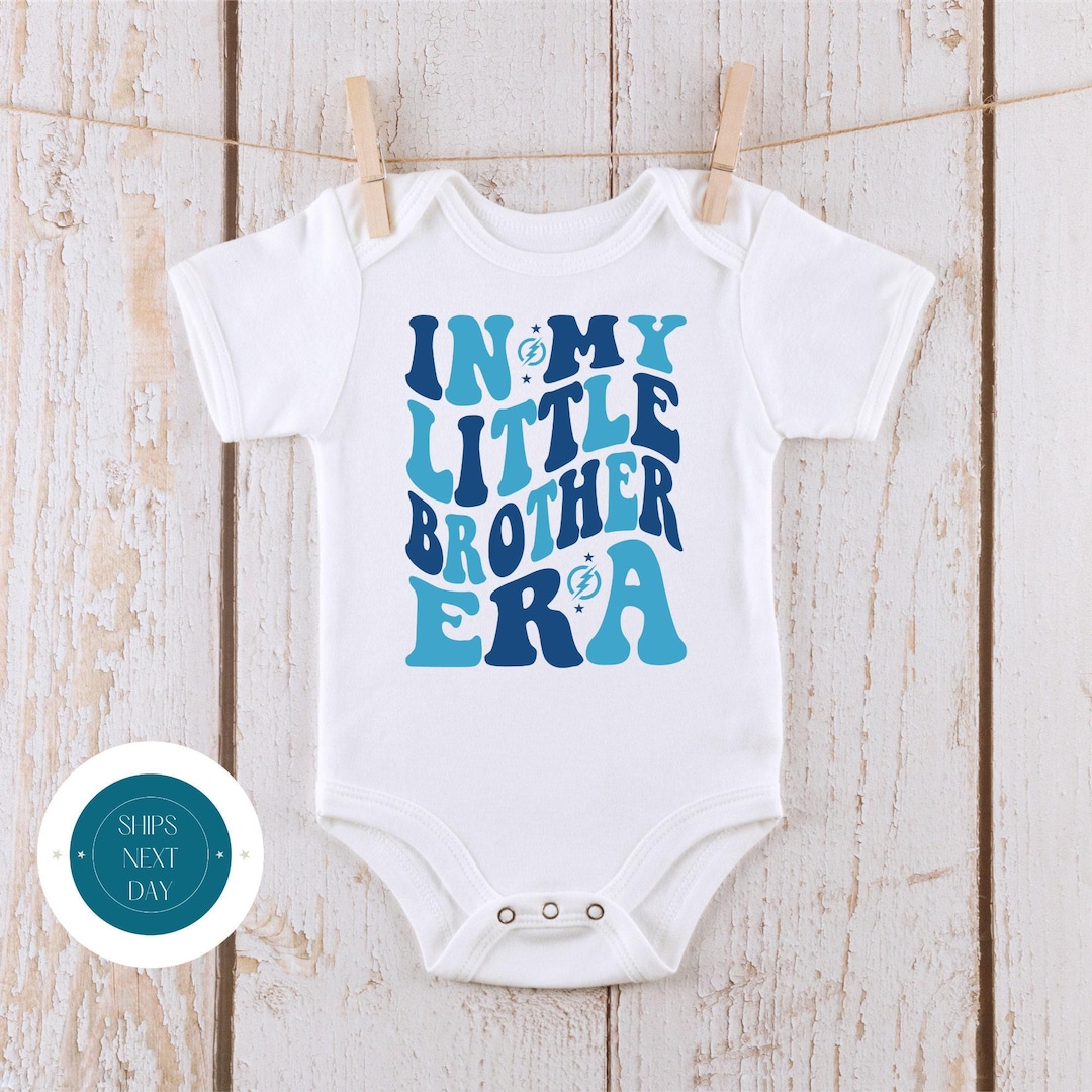 In My Little Brother Era Baby Onesie® | Little Brother Tshirt | Custom ...