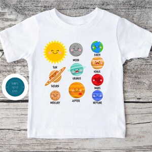 Solar System Planets Cute Baby Onesie® | Funny Baby Onesie® | Baby ...