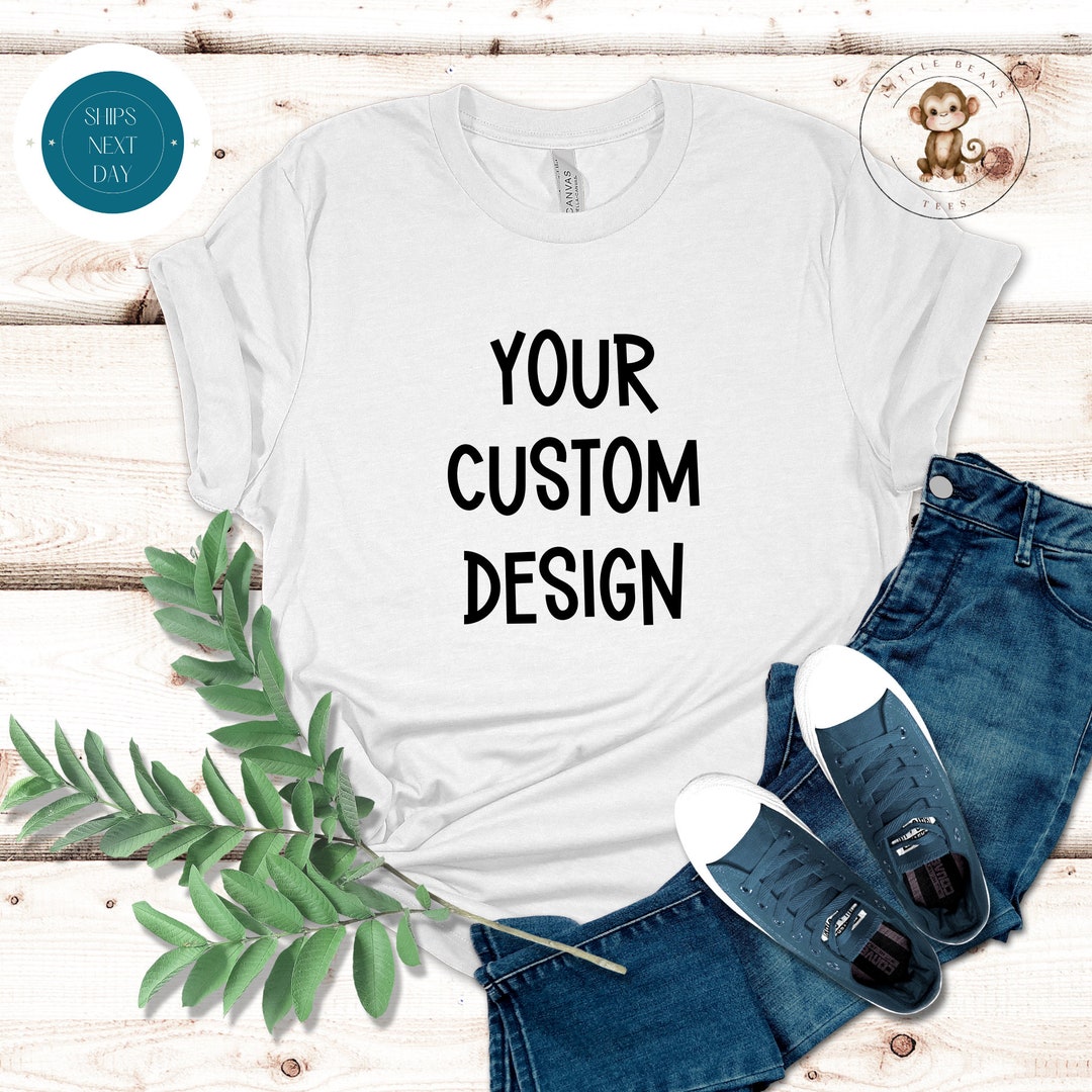 Custom Bella Canvas T-shirt | Personalized Womens T-shirt ...