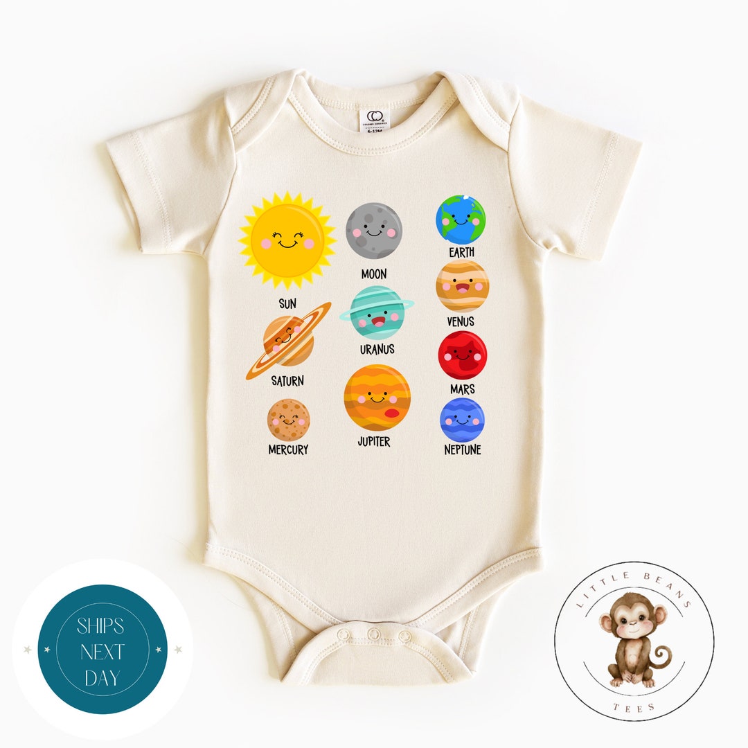 Solar System Planets Cute Baby Onesie® Funny Baby Onesie® Baby Shower ...
