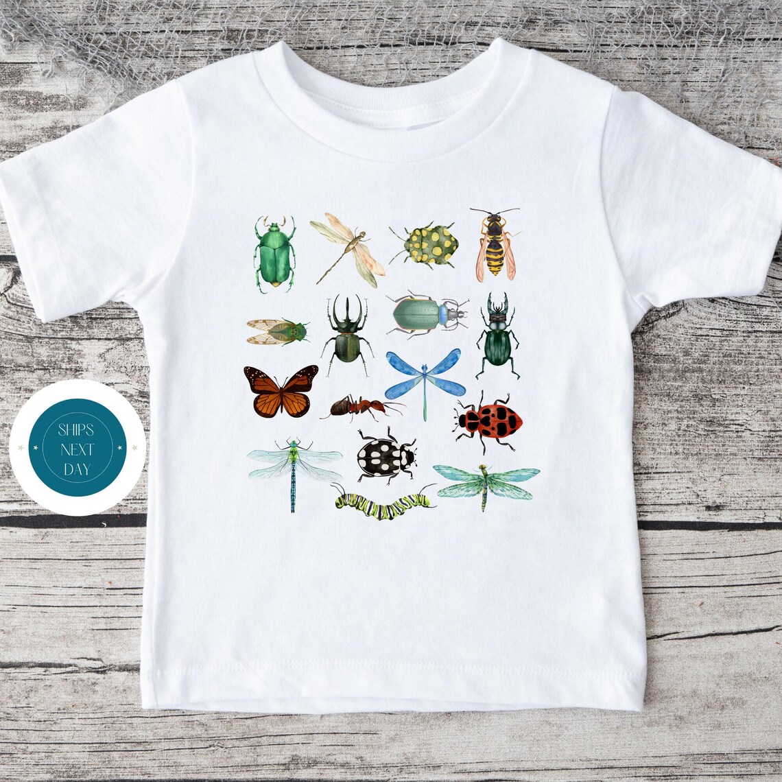 Bugs Retro Baby Onesie® | Future Entomologist Kids Tshirt | Baby Shower ...