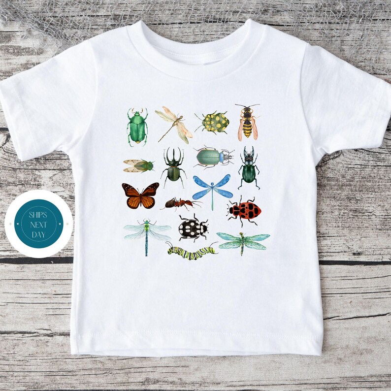 Bugs Retro Baby Onesie® | Future Entomologist Kids Tshirt | Baby Shower ...