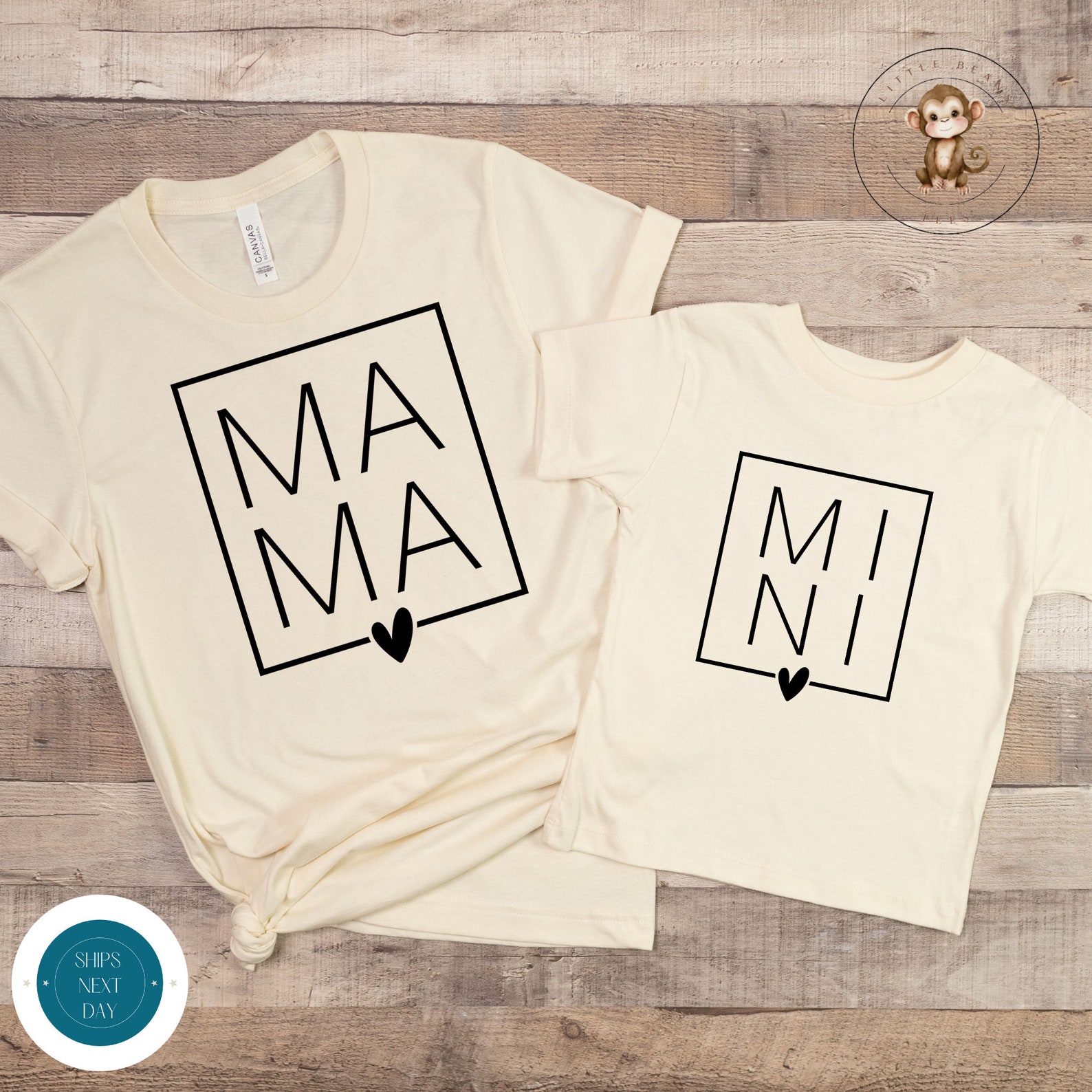 Mama Mini Heart Matching Shirts | Mom Kids Family Shirts | Mothers Day ...