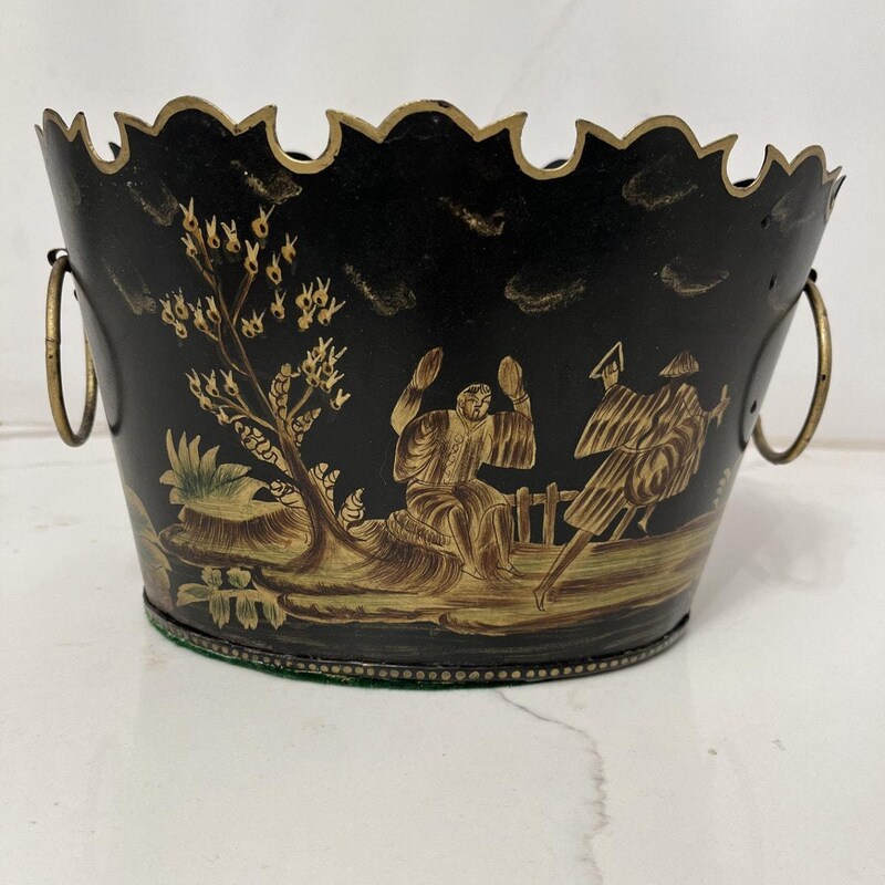 Tole Cachepot - Etsy