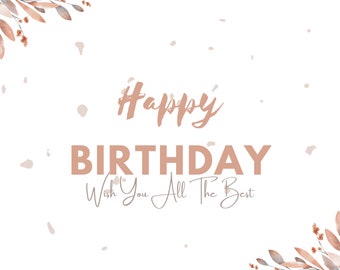 Digital Happy Birthday Card - Etsy