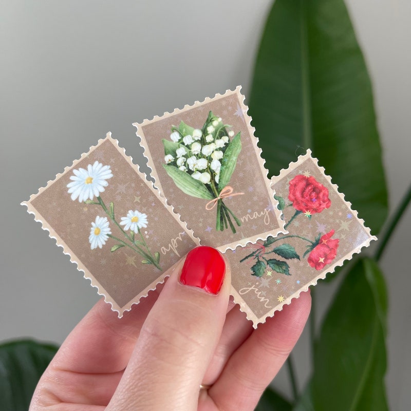 Stamp Stickers - Etsy