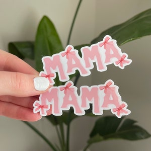 Mama Sticker Bow Sticker for Phone Stickers Kindle Stickers for Mom Bow ...