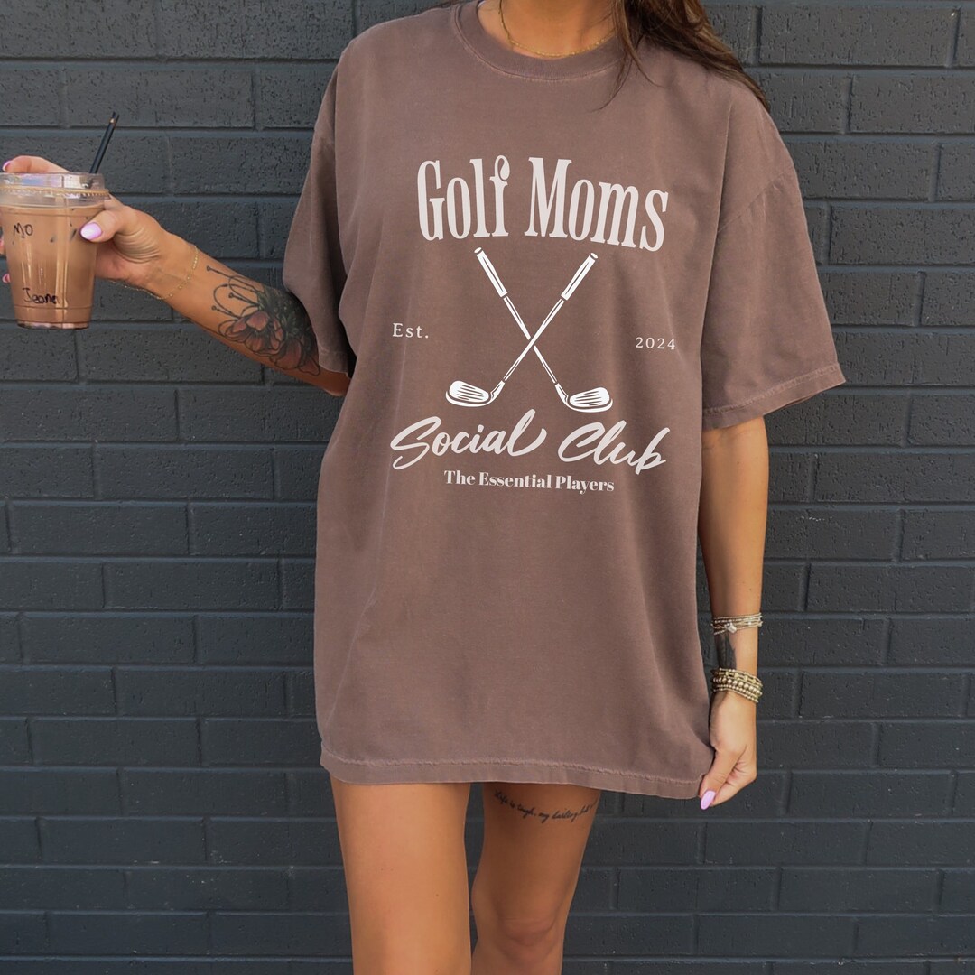 Mom Shirt Social Club Shirt for Mom Funny T Shirt for Mama Golf T Shirt ...