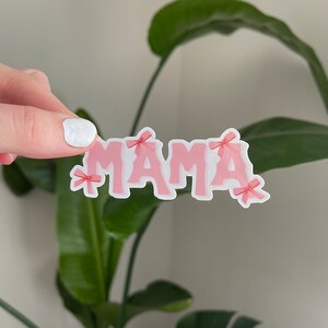 Mama Sticker Bow Sticker for Phone Stickers Kindle Stickers for Mom Bow ...