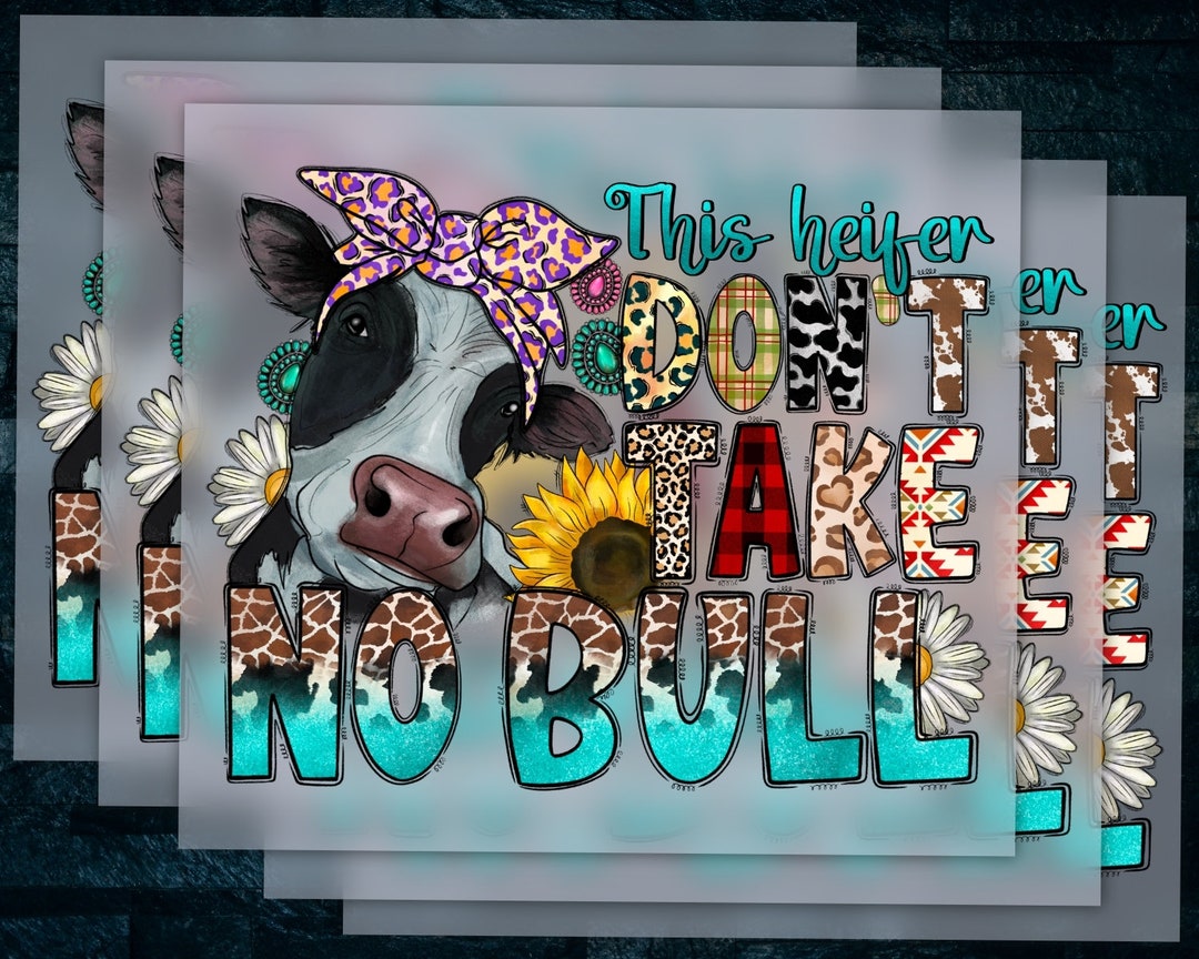 Heifer Leopard Design, Western Country Aesthetic, Bull and Cow Graphics ...