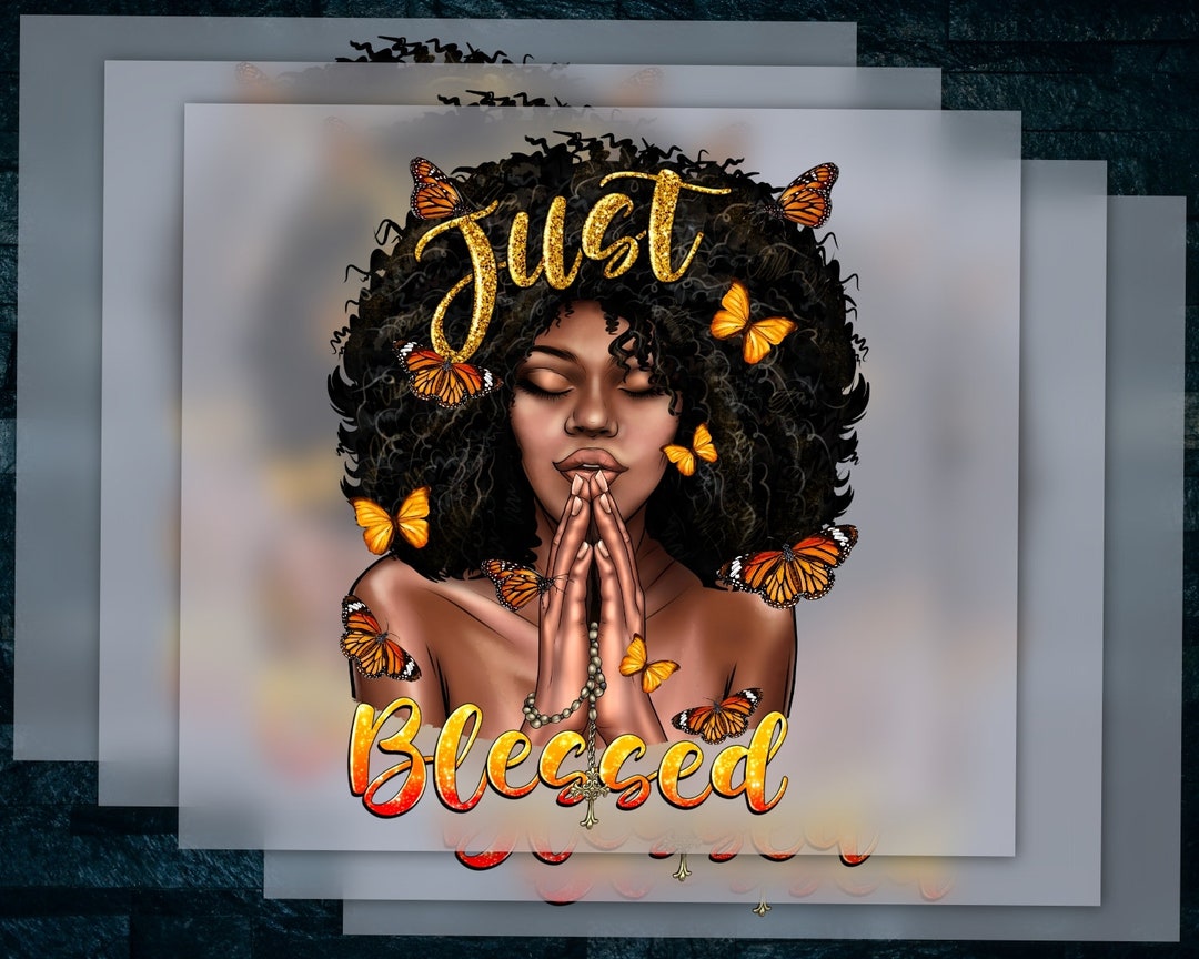 Juneteenth and Christian Inspired Black Woman Design, Blessed Black ...