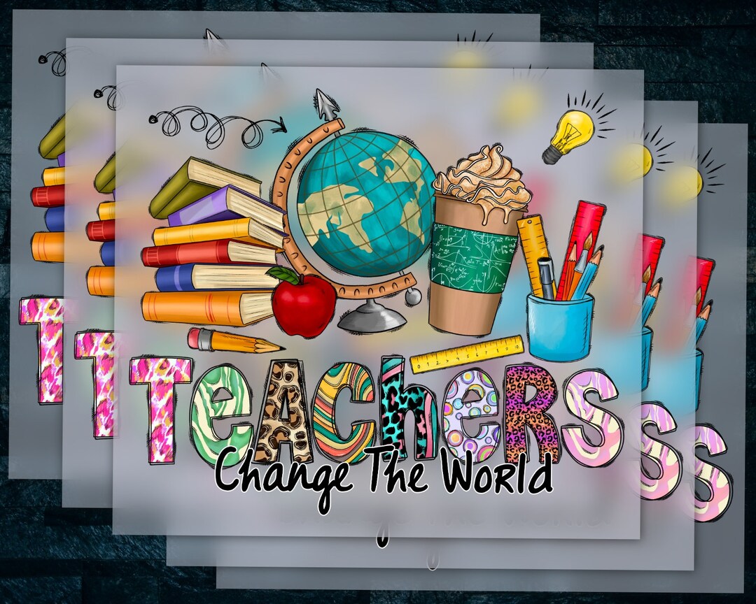 Teacher Appreciation Design, Love for Teachers Theme, Apple and Crayon ...