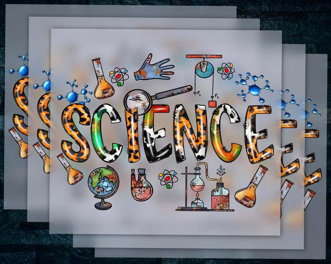 Love Science Art, Back-to-school Design, Science Teacher Gift Ready to ...